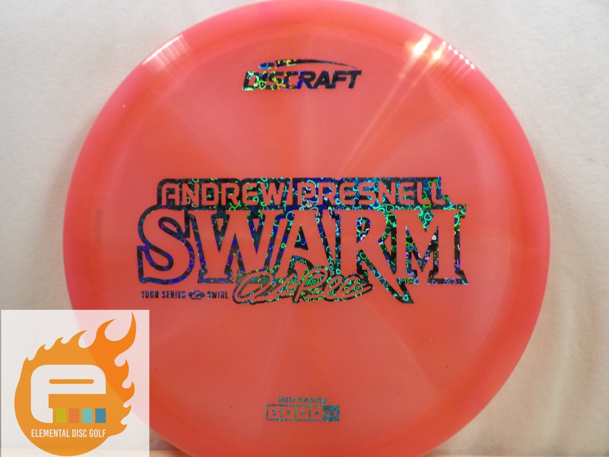 Discraft Z Swirl Swarm (Andrew Presnell 2025) - Elemental Disc Golf ...